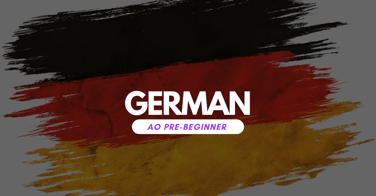 A0 German: Pre-Beginner - Lessonflix